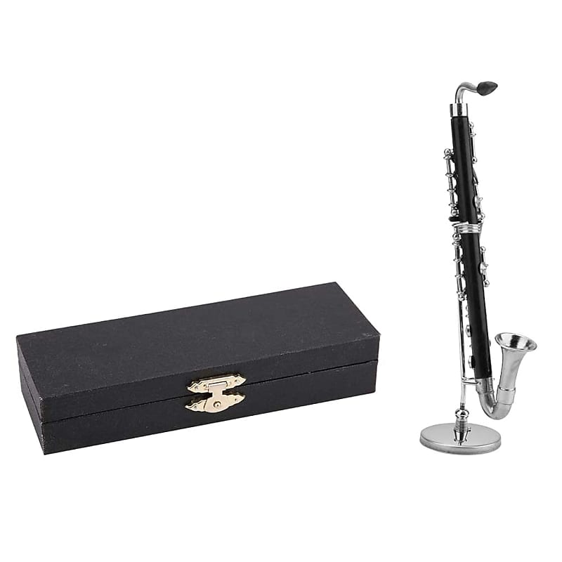 Miniature Bass Clarinet Model, Musical Instruments Ornaments, | Reverb