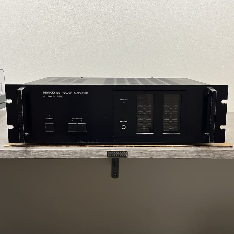 Nikko Alpha 220 Stereo Power Amplifier | Reverb