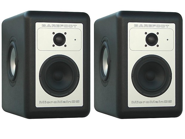 Barefoot MicroMain 35 Black / Silver | Reverb Canada