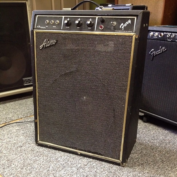 1972 Alamo 2566 Fury hybrid tube amplifier - USA made | Reverb