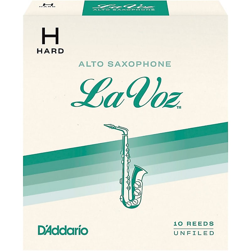 La Voz Alto Saxophone Reeds Hard Box of 10 | Reverb