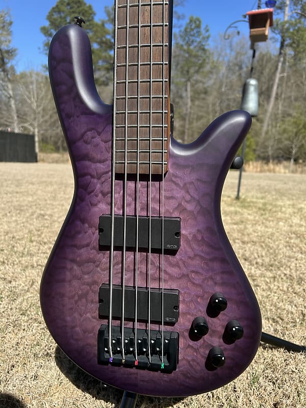 Spector NS Pulse II 5 String Bass Guitar - Purple | Reverb