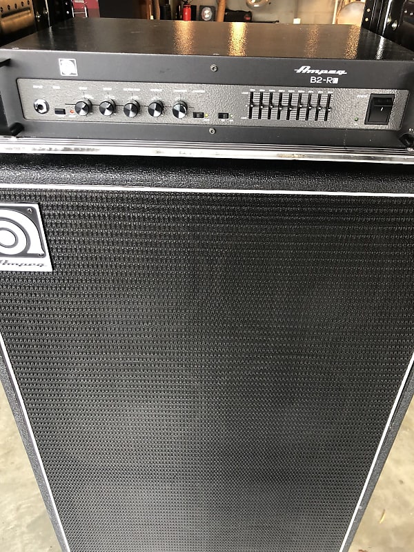 Ampeg B2-RE Bass Head and 8x10 Speaker Cabinet (with case and | Reverb