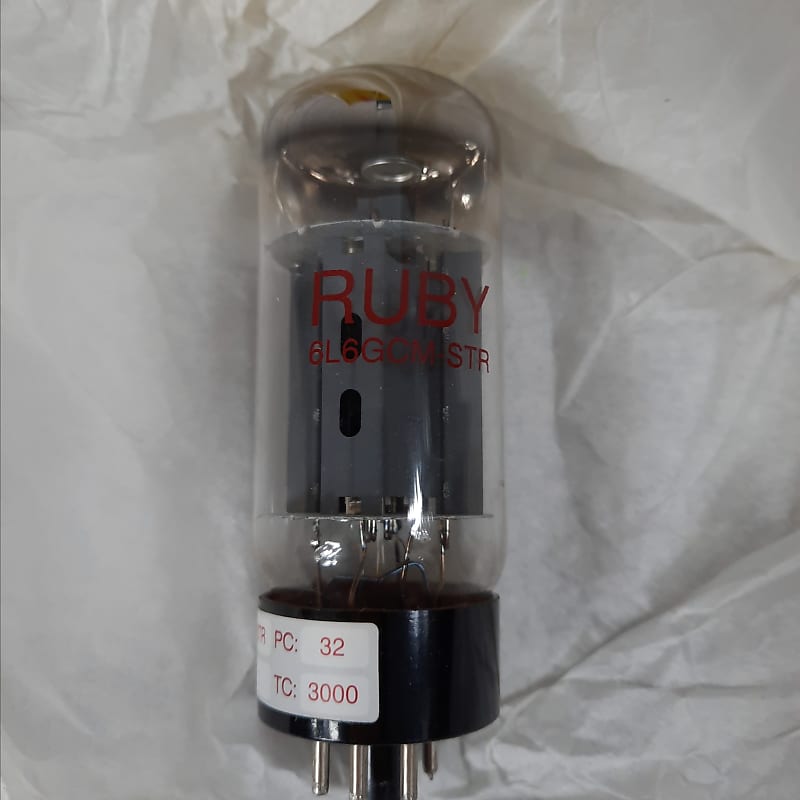 Ruby 6L6GCM-STR in a JJ Electronic Box Amplifier Power Tubes | Reverb