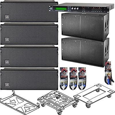 (4) DAS Audio EVENT 210A Speakers + (2) 218A Subs + DSP-2060A | Reverb