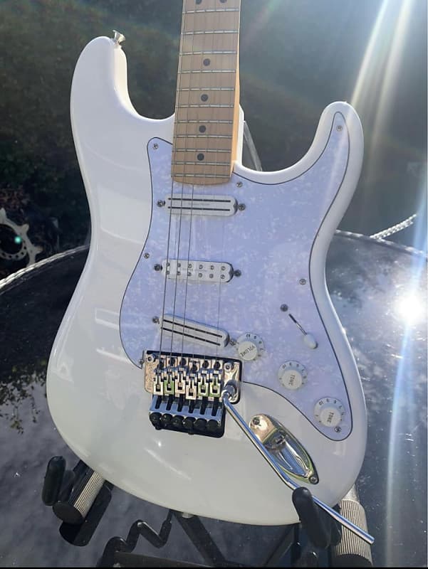 Fender Stratocaster dave Murray - Alpine White | Reverb