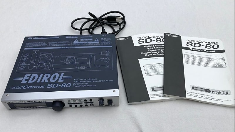 Edirol SD-80 Studio Canvas SD-80 Mid 90's - Silver | Reverb