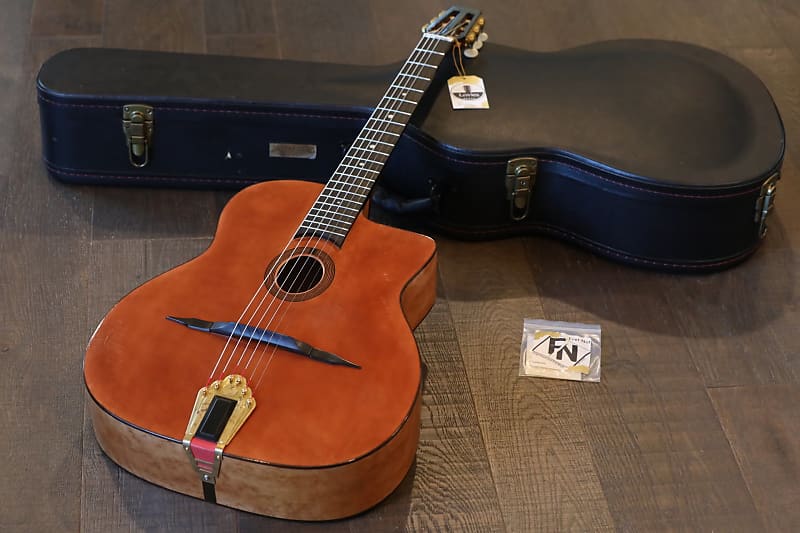 2020 AltaMira TB Gypsy Jazz Guitar Natural Birdseye Maple + | Reverb