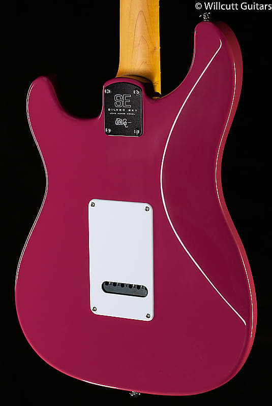 PRS SE Silver Sky Rosewood Fretboard Dragon Fruit (351) | Reverb