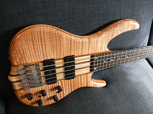 2018 Ken Smith BSR5WT White Tiger Electric Bass with 4A+ | Reverb