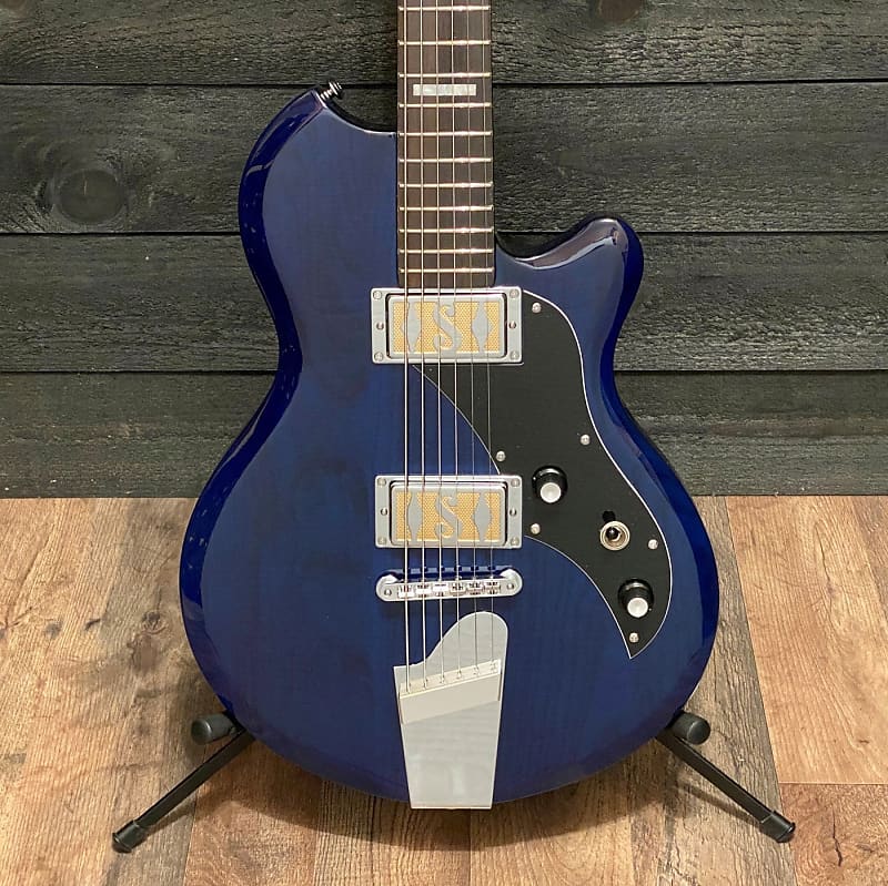 Supro Island Series 2022TB Westbury Trans Blue Baritone | Reverb