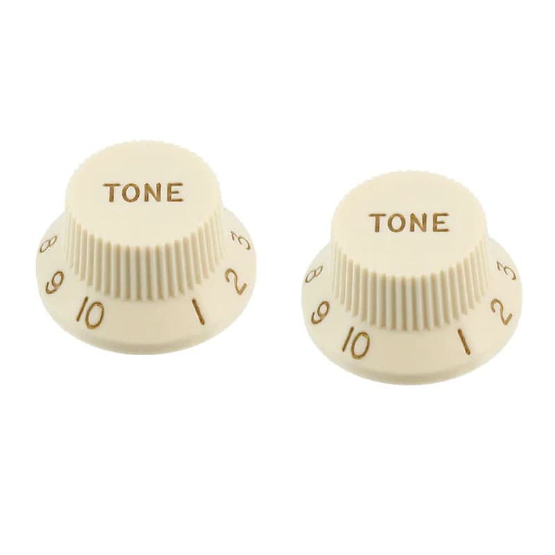 Allparts PK-0153-050 Set of 2 Parchment Tone Knobs | Reverb