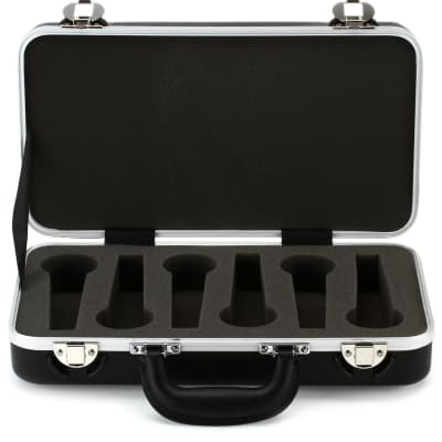Gator GM-6-PE Molded 6 Microphone Case Bundle with Gator | Reverb