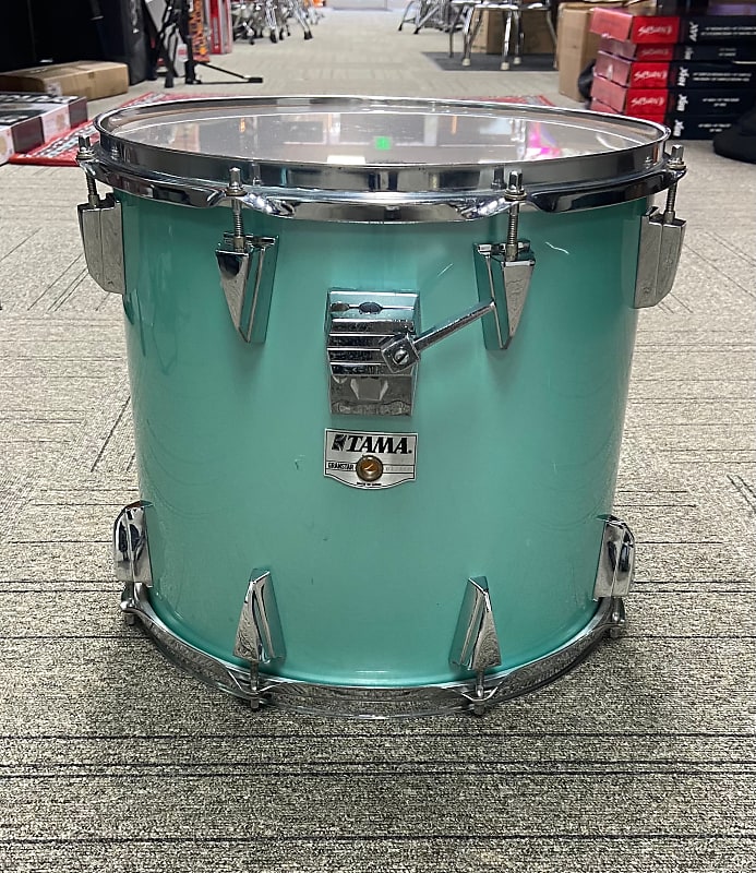 Tama Granstar 13x14 Rack Tom 1980's Nile Blue | Reverb