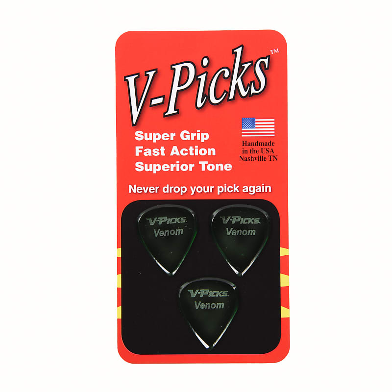 V-Picks Tradition Guitar Pick Sapphire Blue (3) | Reverb