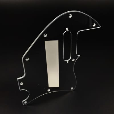 clear acrylic cropped pickguard for merle haggard style | Reverb