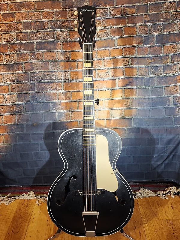Vintage Pre-1966 Silvertone Model 658 F-Hole Archtop Acoustic | Reverb