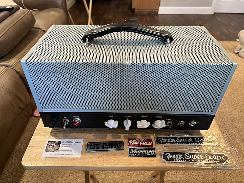 Lil Dawg WonderDawg - Blackface 6V6 - Silver and Black | Reverb