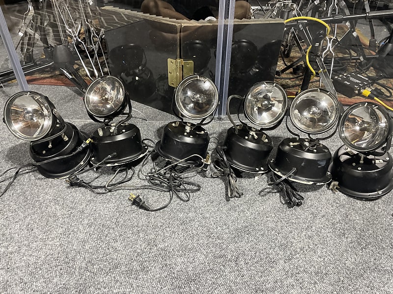 Vintage GE Rotating Par Lights | Reverb