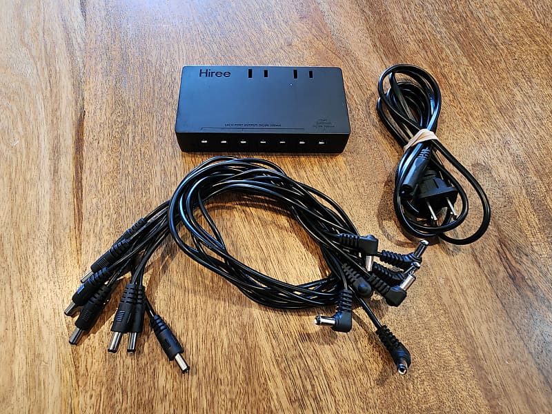 Hiree Guitar Pedal Power Supply: 7x 9VDC Output plus 2 AC | Reverb