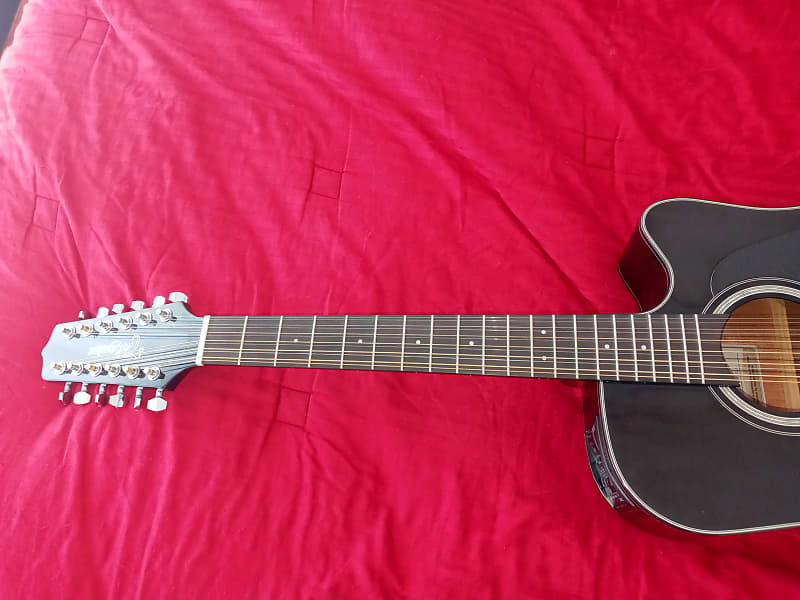 Takamine G series 2023 - Black (12 string capo, extra strings | Reverb