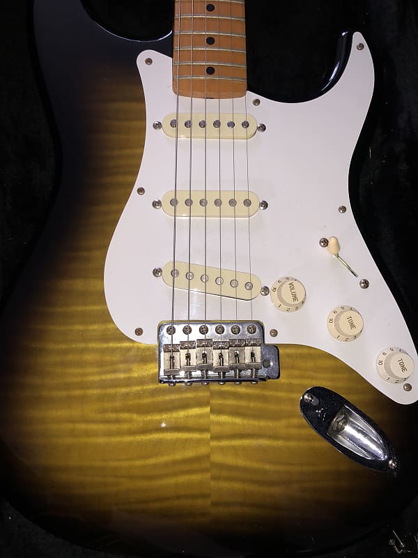 Fender Stratocaster Foto Flame 1994 MIJ 1994 Foto Flame | Reverb UK