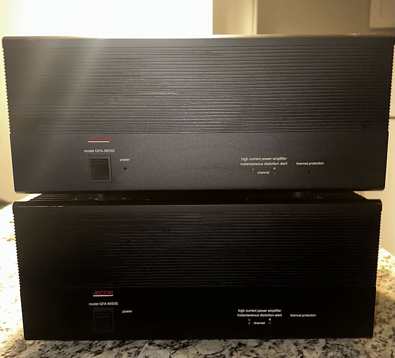 Adcom GFA-565se 2021 Bridgeable High Current Stereo Power Amp | Reverb