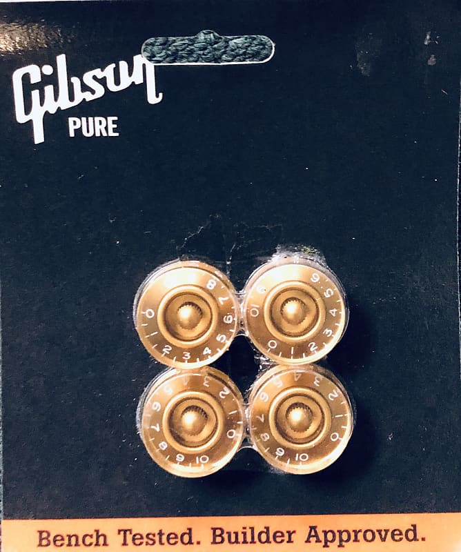 Gibson Speed Knobs (4) Gold #PRSK-20 Gold | Reverb