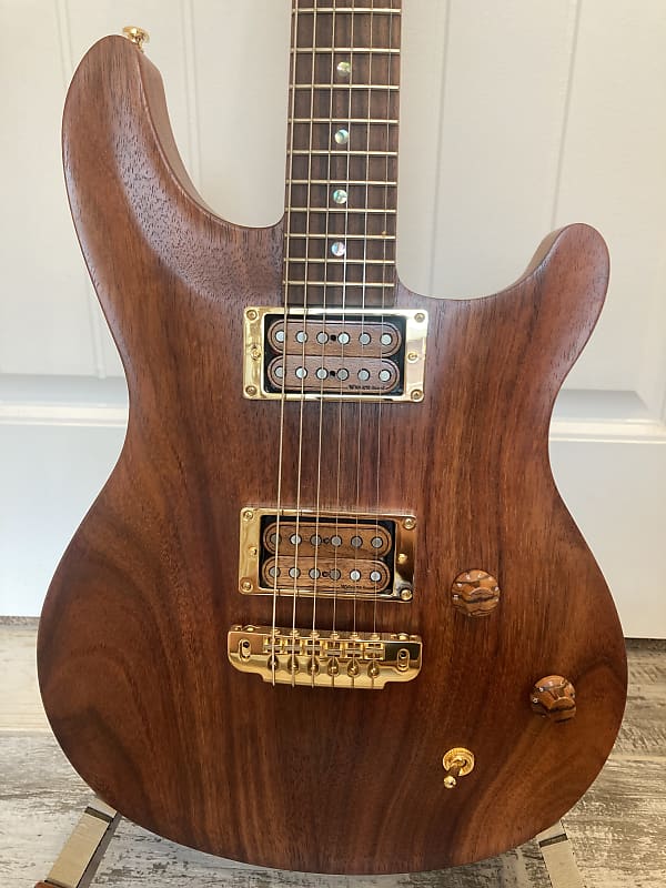 Warmoth PRS style -Carved walnut top. Excellent. | Reverb