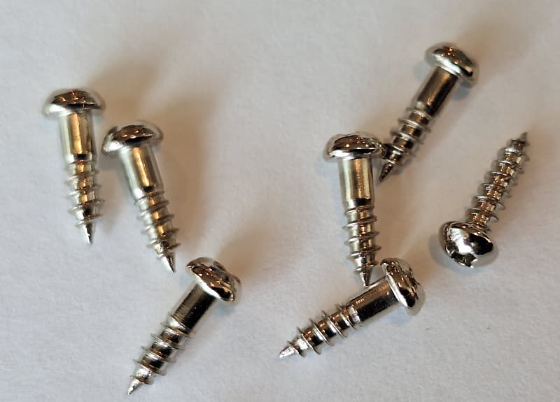 NOS Fender Stratocaster Partial Thread PRE CBS tuner screws | Reverb