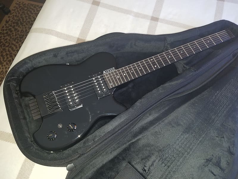 Kiesel Holdsworth HH Headless Guitar 2018 Gloss Black | Reverb