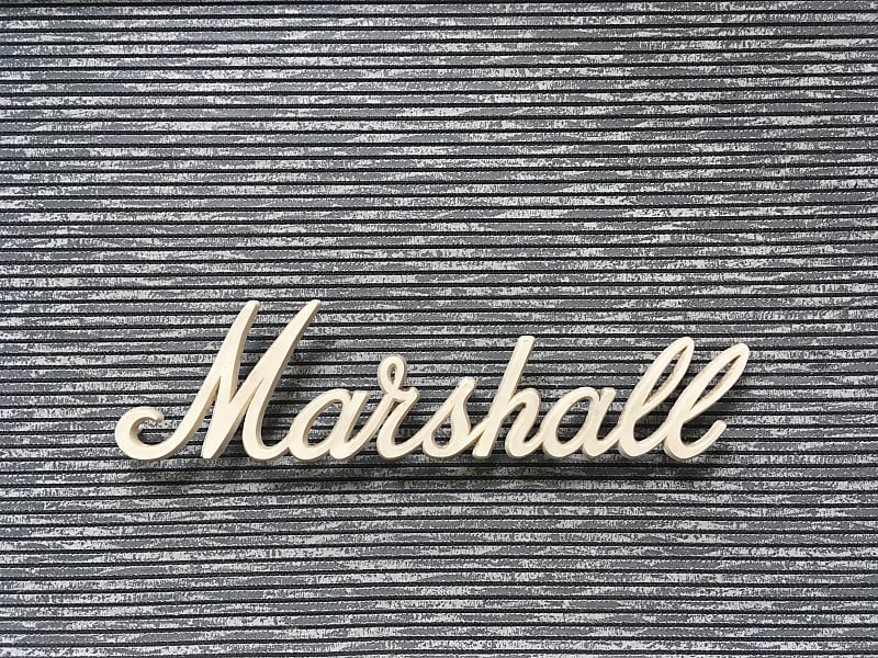 Marshall 9" Vintage Script Logo JMP 1972 | Reverb Australia