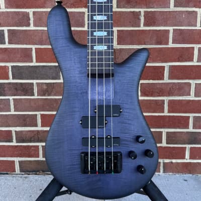 Spector Euro 4 LX 4-String Electric Bass Guitar Trans Red + | Reverb