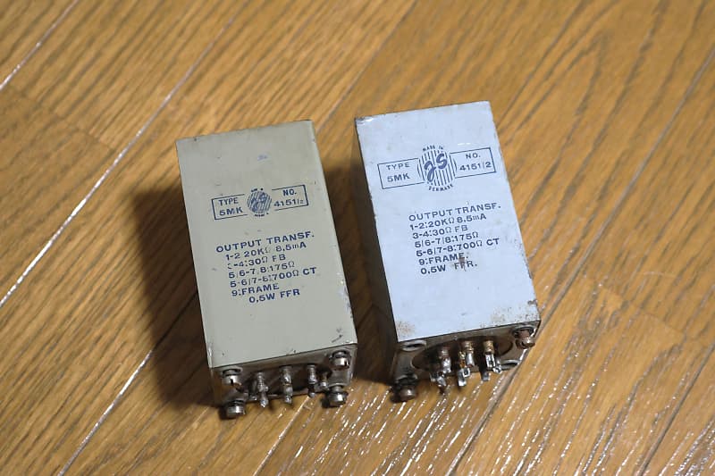 Rare 2× J.S. Line Output Transformer 5MK 4151/2 Jorgen Schou | Reverb