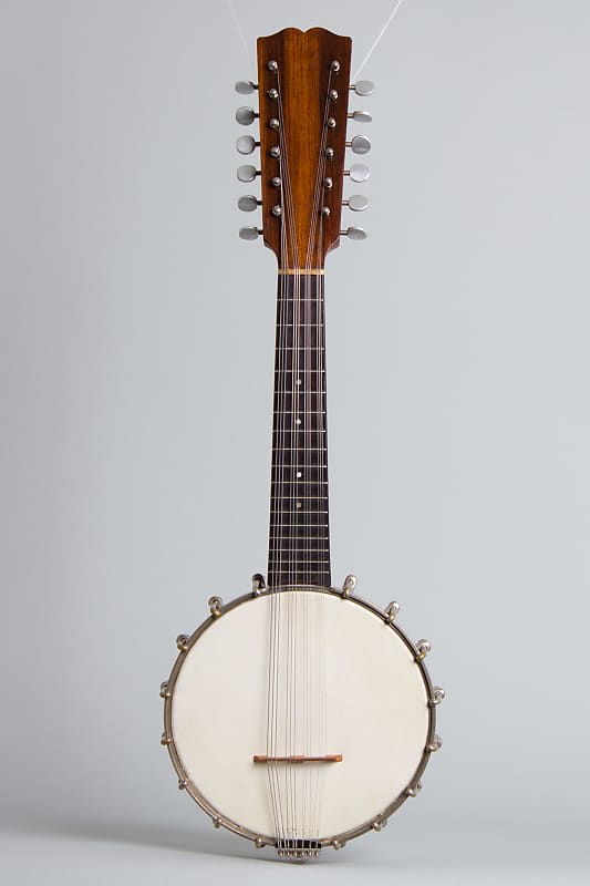 Weymann 12 string Mandolin Banjo (1911), ser. #11105, black | Reverb