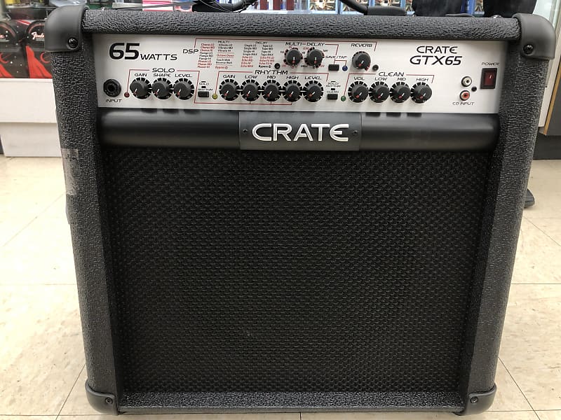Crate GTX65 65-watt Guitar combo Amp Black | Reverb