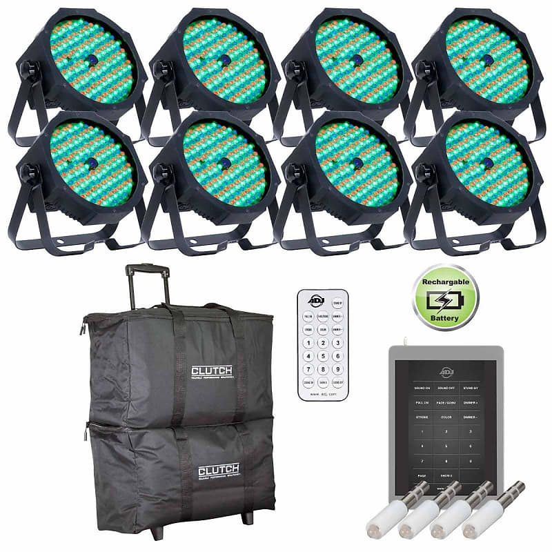 Eliminator Lighting MEGA GO PAR 64E Rechargeable Par Cans | Reverb