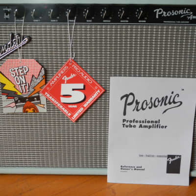 1997 Fender Prosonic Combo Seafoam Green Brand New In Box! | Reverb