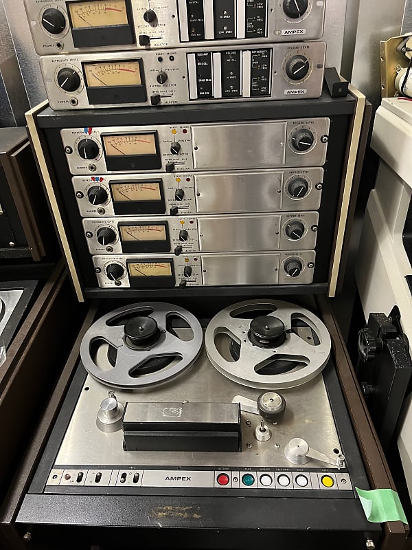 Ampex AG-440B 1/2" 4 track w/ 1/4' 2 track headstack 1970s | Reverb
