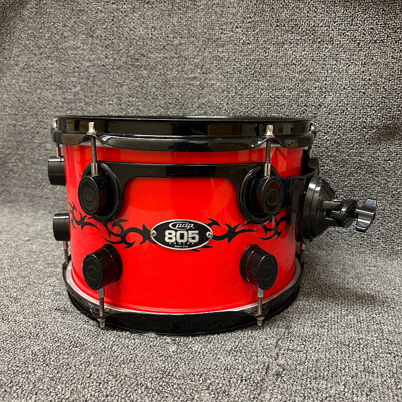 PDP 805 Tom Red Black Tribal 12" | Reverb