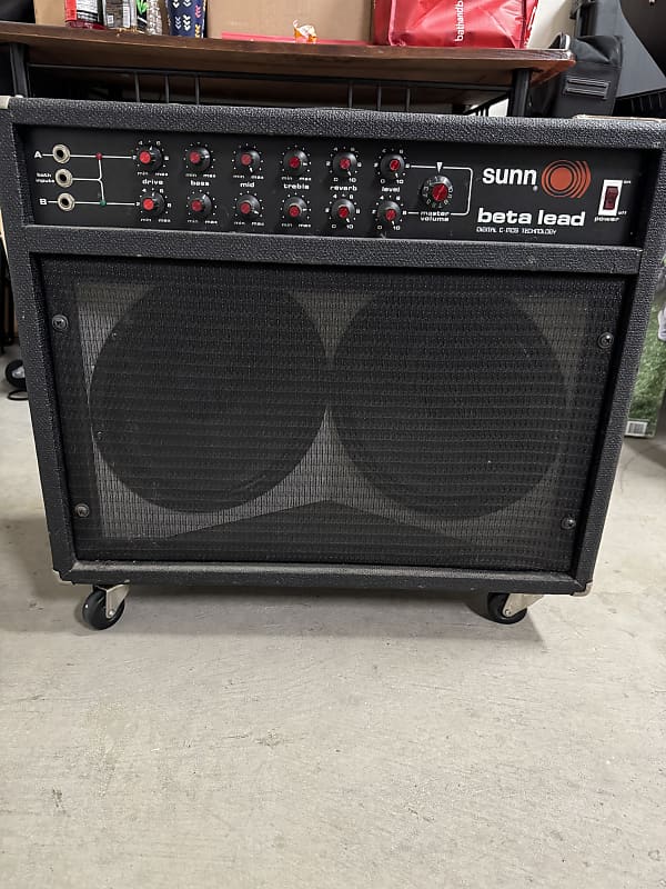 Sunn Beta lead 2x10 combo 80s - Black | Reverb