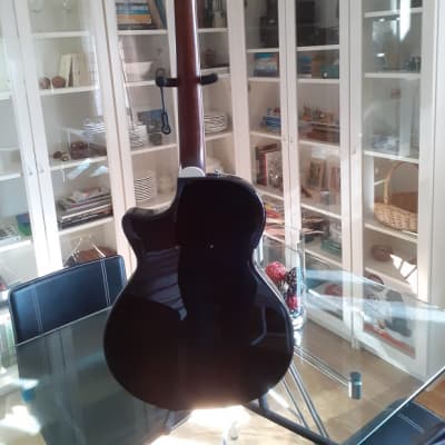 Crafter SA-TVMS Hybrid Thin-Body Acoustic/Electric Guitar | Reverb