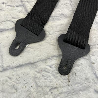 Unknown Black Nylon Guitar Strap | Reverb