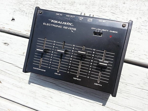 Realistic 32-1110 Electronic Reverb Ratshack Radio Shack | Reverb