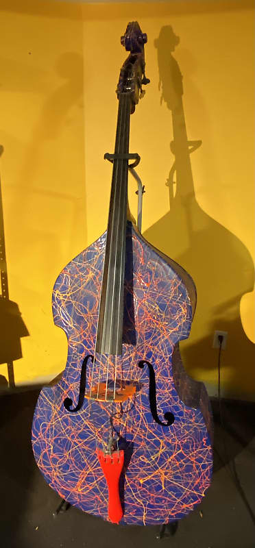 Custom Double bass 1950-55 - Custom paint | Reverb