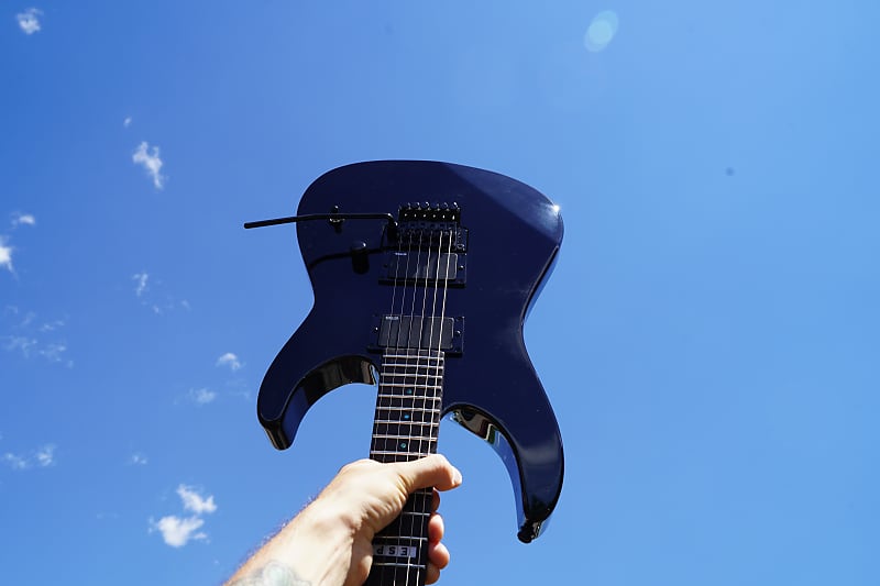 ESP E-II M-II NTB Black 6-String Electric Guitar w/ Hard Case | Reverb