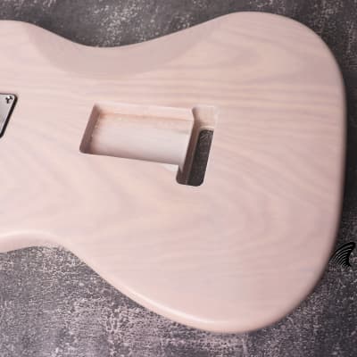 See-Through White Northern Ash S Style Guitar Body, S Type | Reverb
