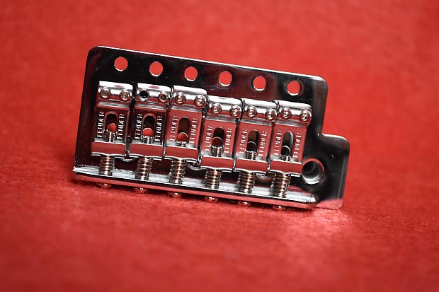 Fender Vintage Stratocaster Tremolo Bridge Chrome Big Block | Reverb