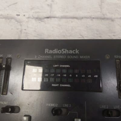 Radio Shack 32-3012 3 Channel Stereo DJ Mixer | Reverb