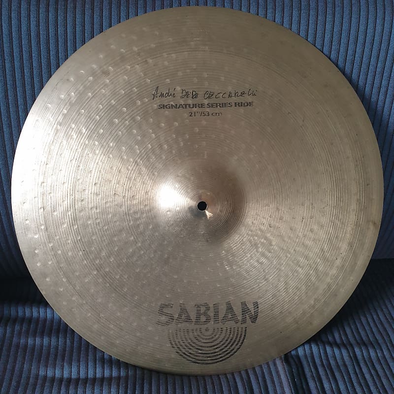 Sabian Hot Ride 21 Signature André Ceccarelli Ca. 2005 | Reverb